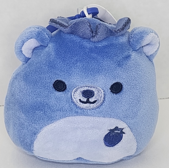 Squishmallows | Toys | Brunswick Blueberry Bear Clip Crossover Series 2 ...
